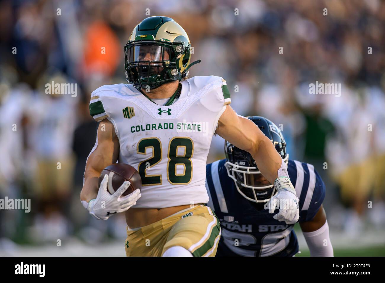 Colorado State running back Vann Schield (28) runs in for the touchdown ...