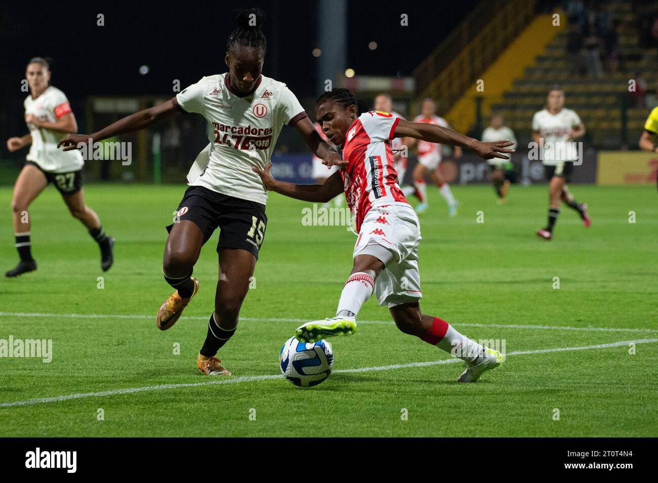 Bogota, Colombia. 08th Oct, 2023. Club Universitario de Deportes Farlyn ...