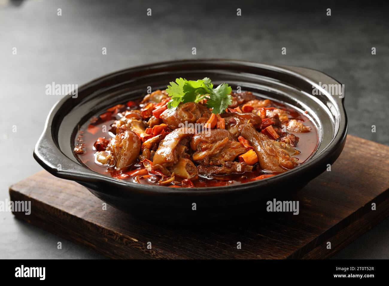 A delicious Chinese dish, braised pork feet(pig's trotters，Pork Hock ...