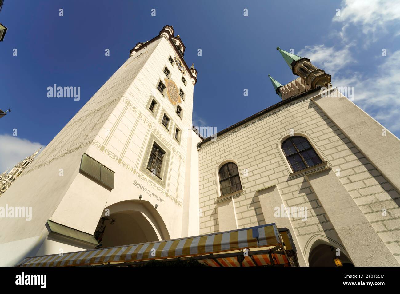Toy museum located in tower of old town hall hi-res stock photography ...