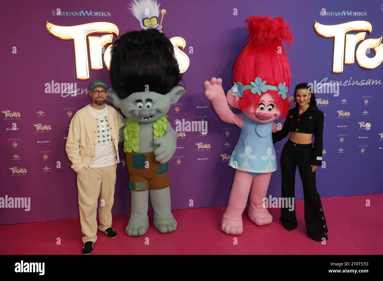 Premiere TROLLS in Köln Mark Forster, Branch, Poppy, Lena Meyer-Landrut ...