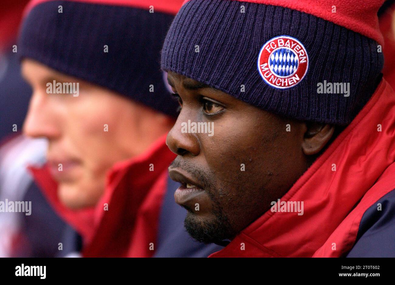 Sammy Kuffour, FC Bayern Muenchen, 24.01.2004 Stock Photo - Alamy