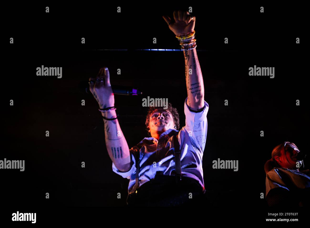 Copenhagen, Denmark. 07th, October 2023. The American band We Three ...