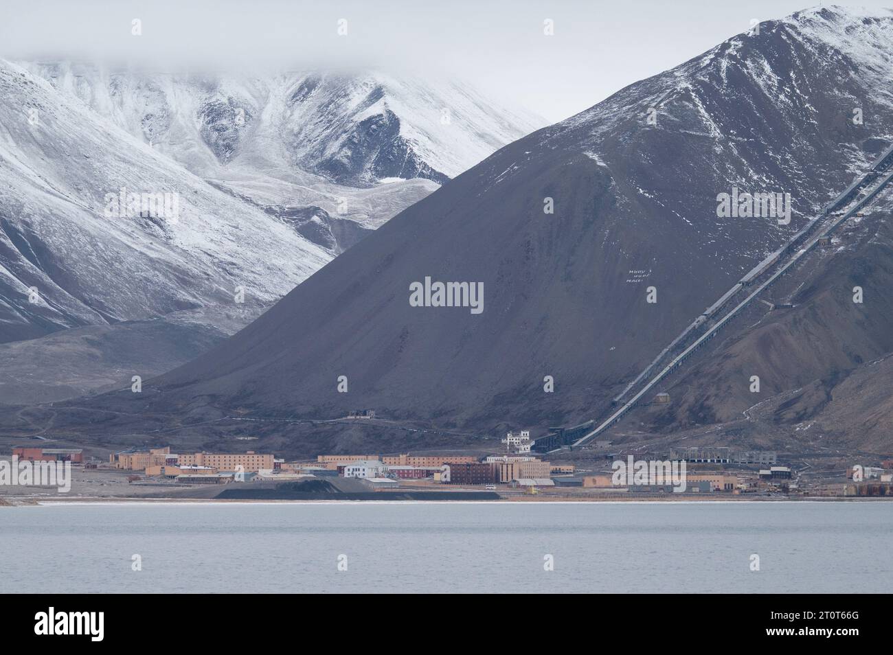 Pyramiden, Norway. 27th Sep, 2023. The uninhabited Russian mining ...