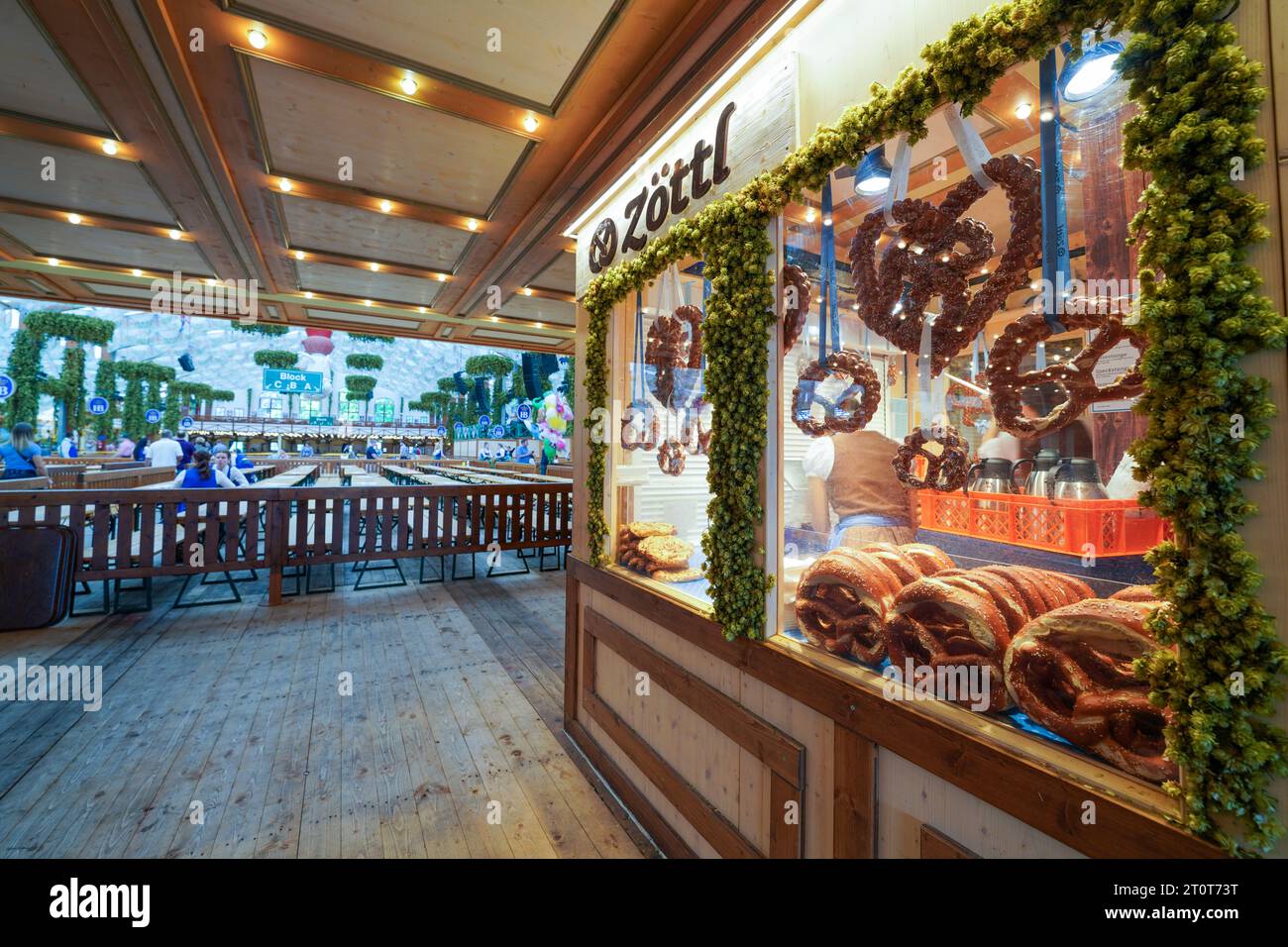 Oktoberfest pretzel display hi-res stock photography and images - Alamy