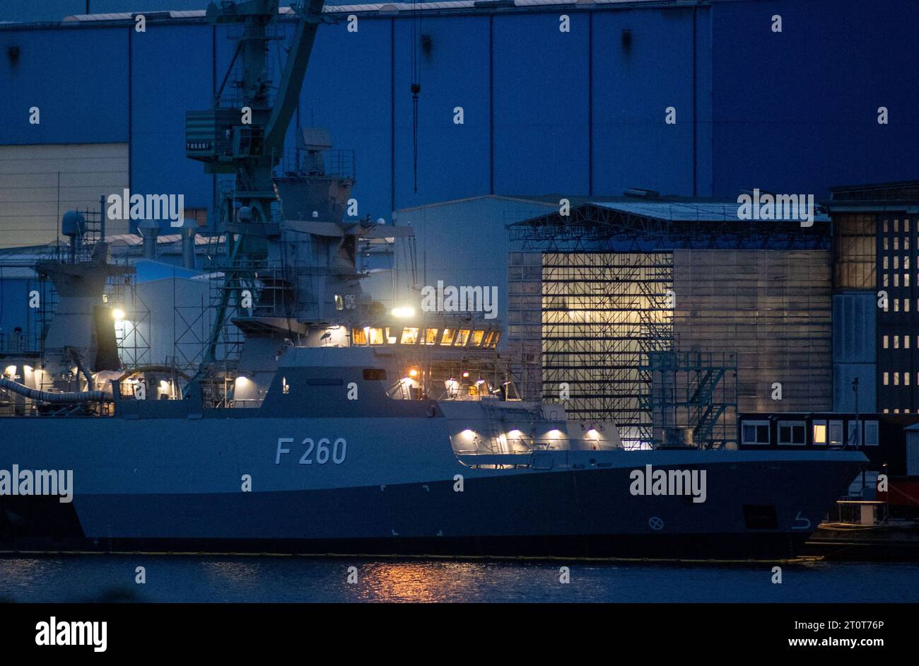 Wolgast, Germany. 09th Oct, 2023. The German Navy's K130 corvette ...