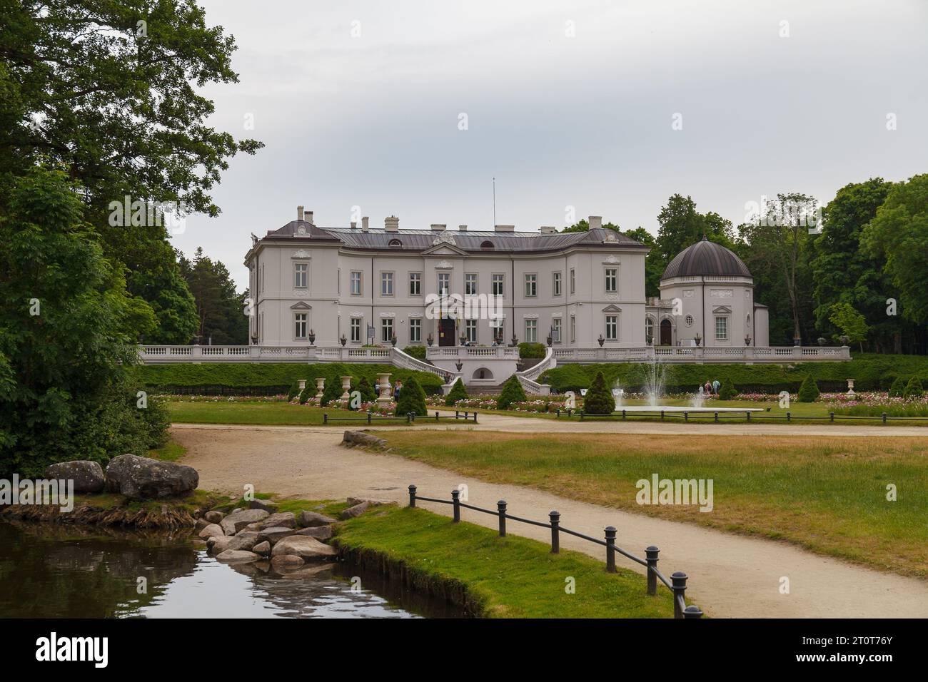 Palanga Amber Museum in Palanga, Lithuania. Summer moody day Stock ...