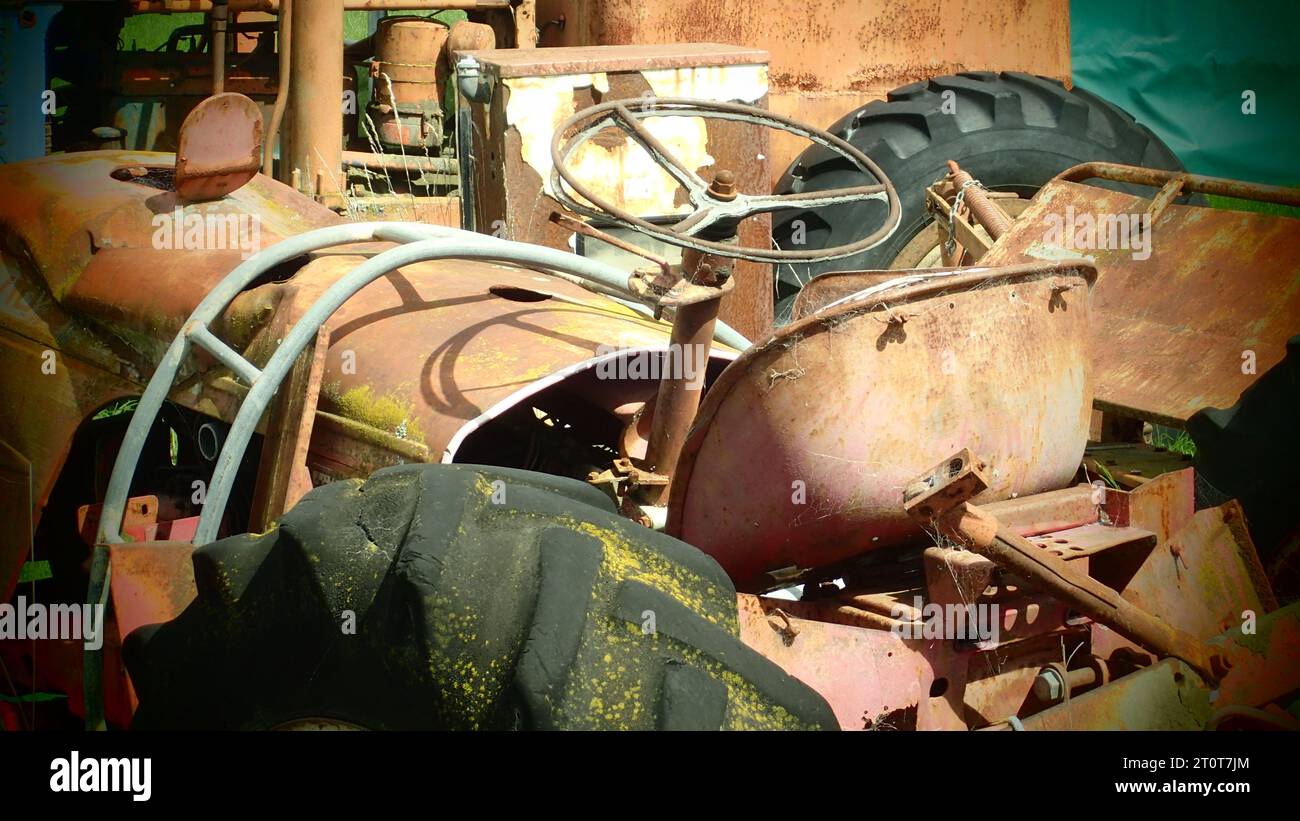 Pin hole old tractor hi-res stock photography and images - Alamy