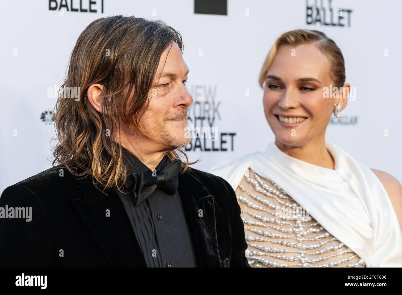 Norman Reedus and Diane Kruger attend New York City Ballet Fall Fashion ...