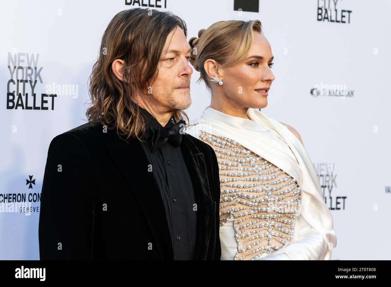 Norman Reedus and Diane Kruger attend New York City Ballet Fall Fashion ...