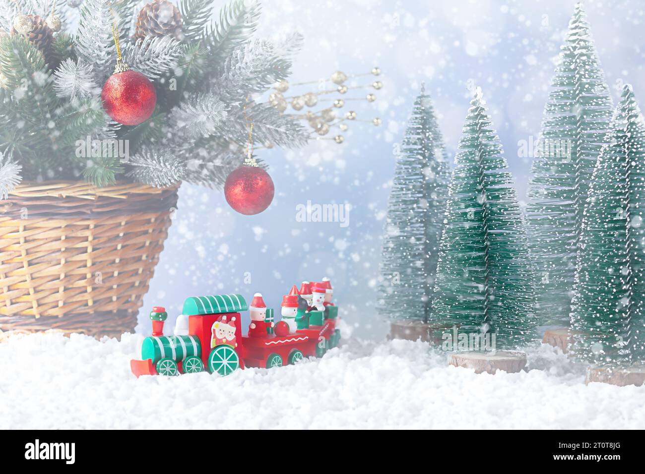 Christmas steam locomotive hi-res stock photography and images - Alamy