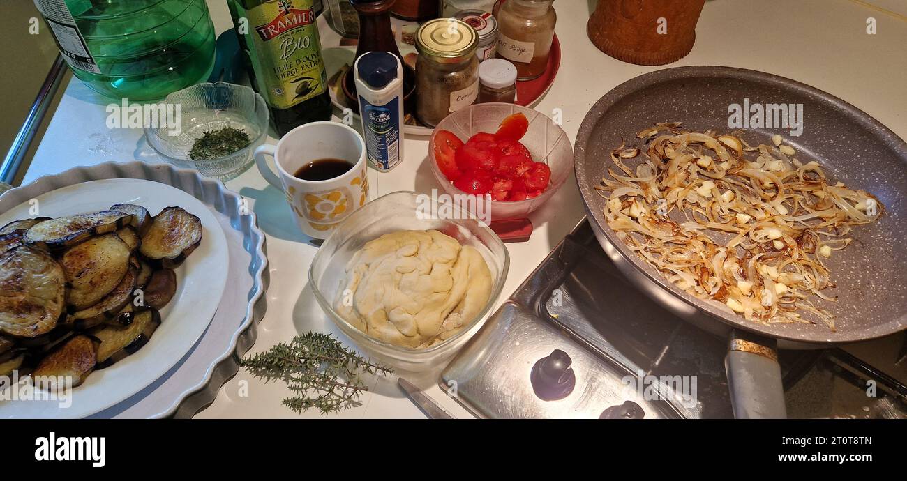 Cooking, Lyon, France Stock Photo - Alamy