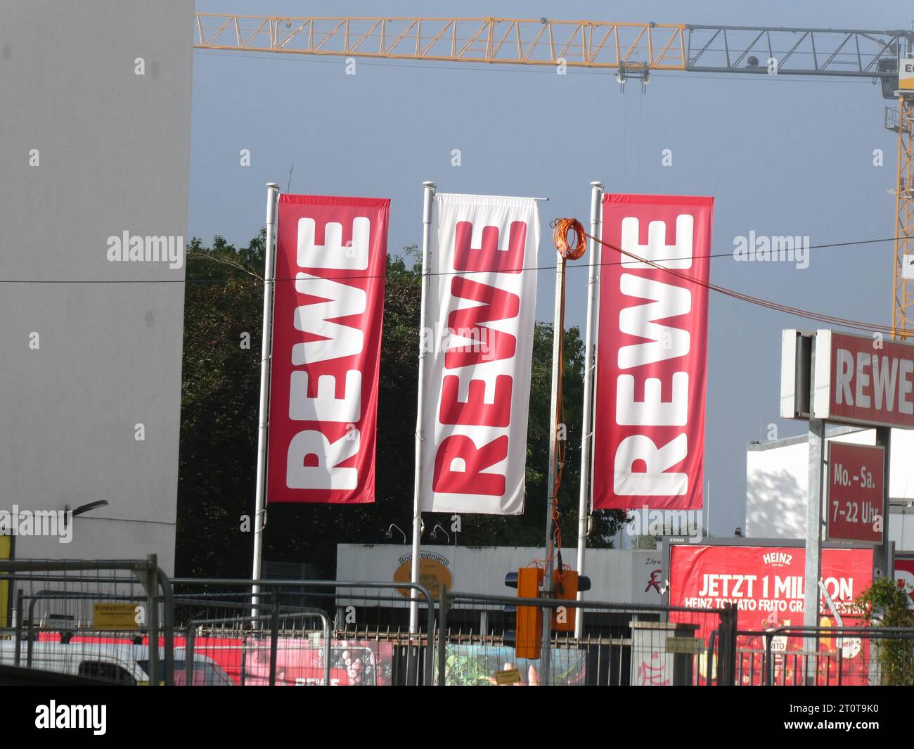 Cologne, Germany. 30th Sep, 2023. Flags with the inscription of the ...
