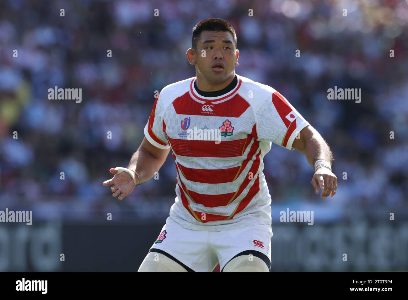 Japan's Jiwon Gu during the 2023 Rugby World Cup Pool D match between ...