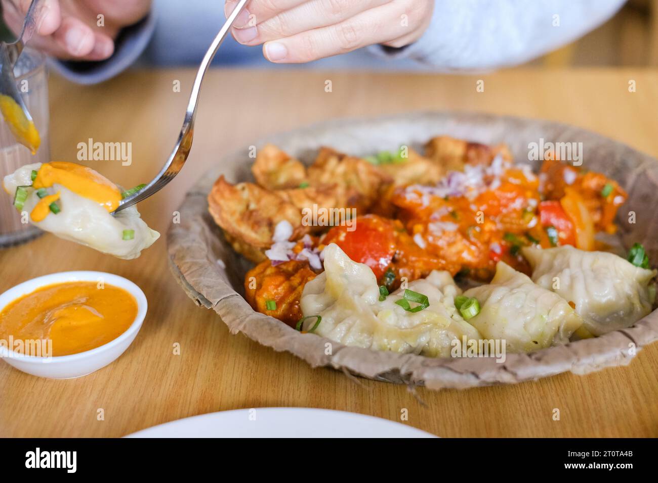 Nepali momo hi-res stock photography and images - Alamy