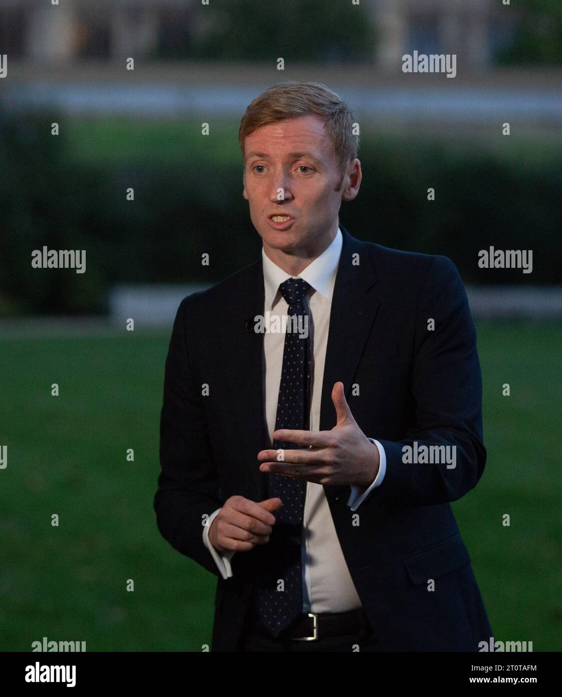 London, United Kingdom. October 09 2023. Minister for Local Government ...
