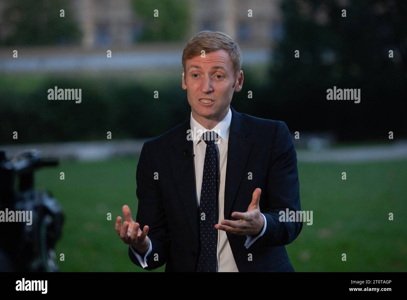 London, United Kingdom. October 09 2023. Minister for Local Government ...