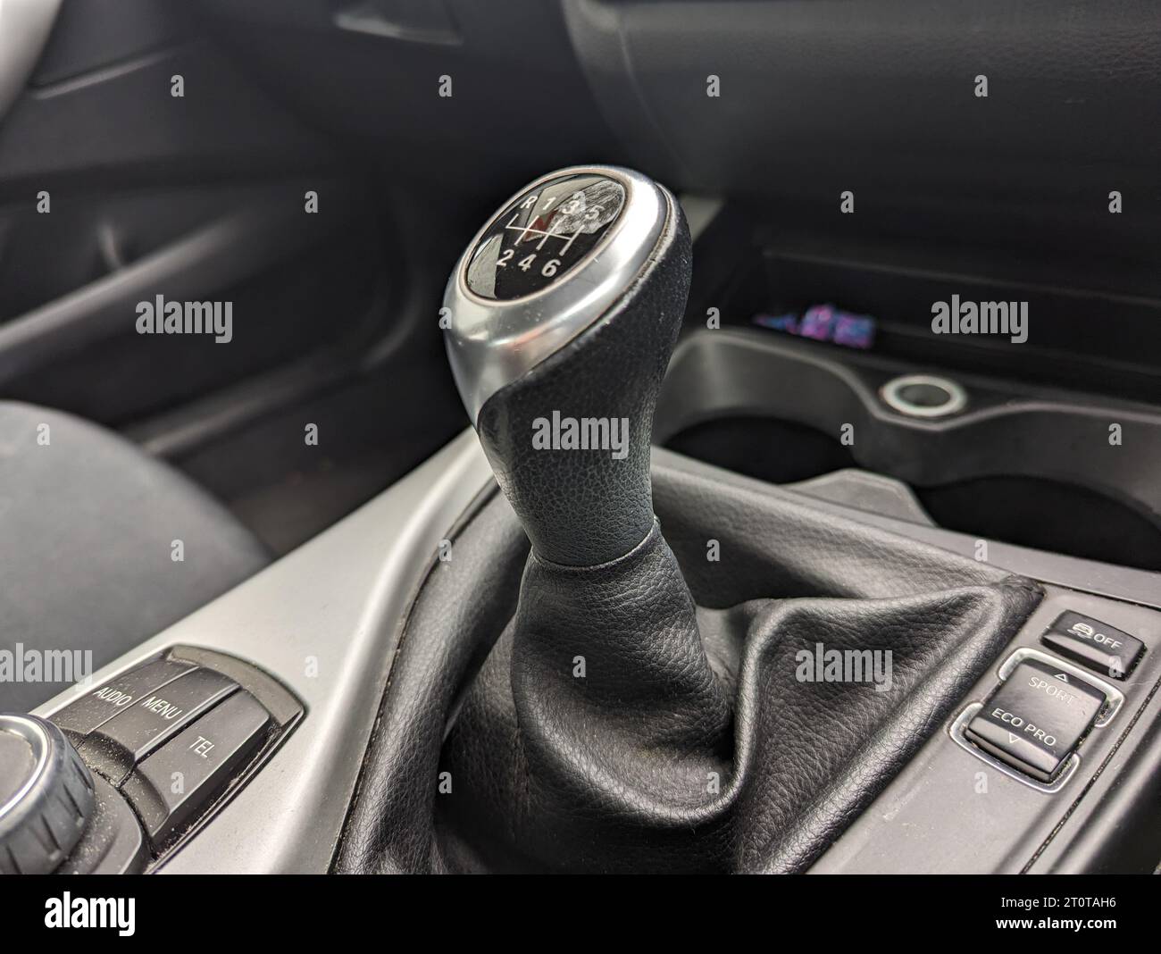Gear lever on steering wheel hi-res stock photography and images - Alamy