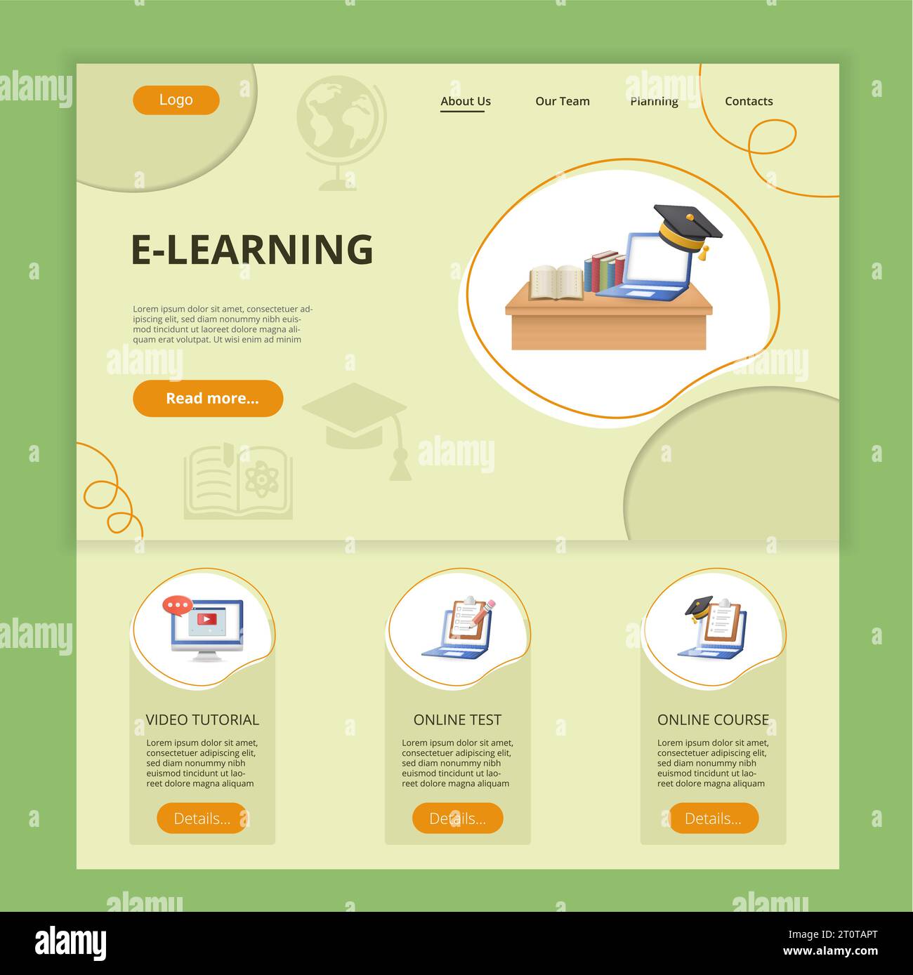 Test tutorial Stock Vector Images - Alamy