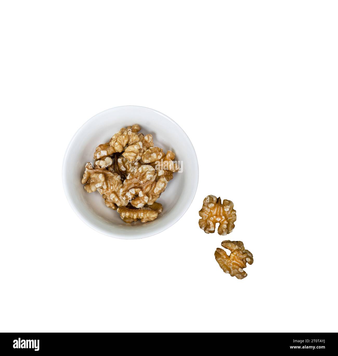 some shelled walnuts on a transparent background Stock Photo - Alamy
