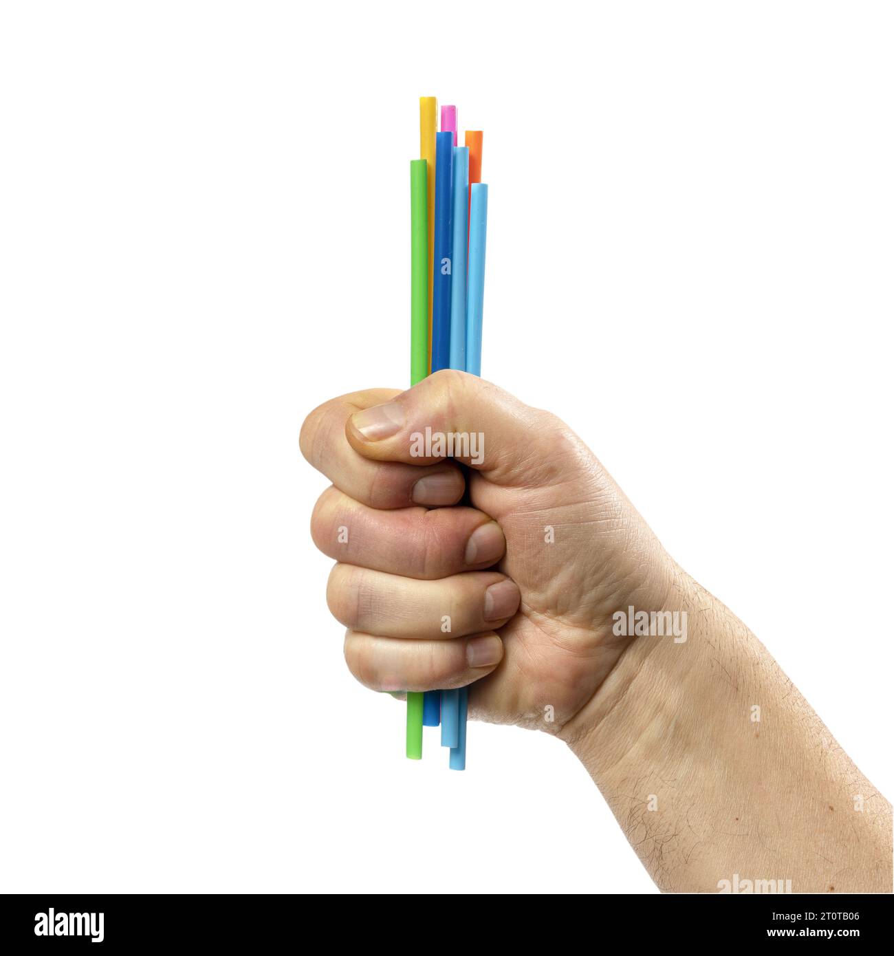 Hand straws hi-res stock photography and images - Alamy