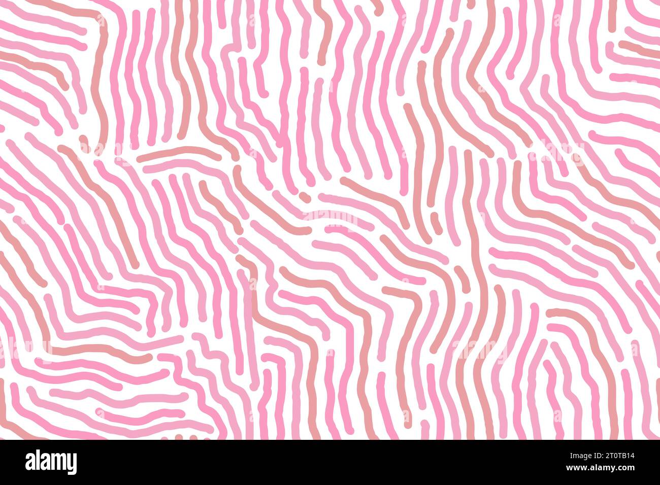 Naive cute squiggle seamless pattern. Creative abstract doodle style ...
