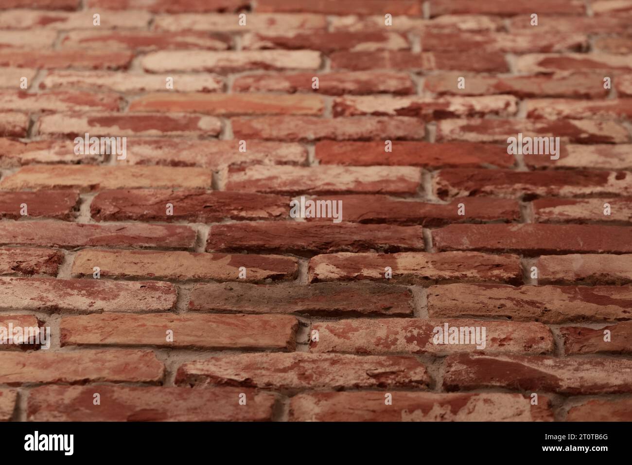 Detail shot of brick wall made from old bricks as a interior design ...