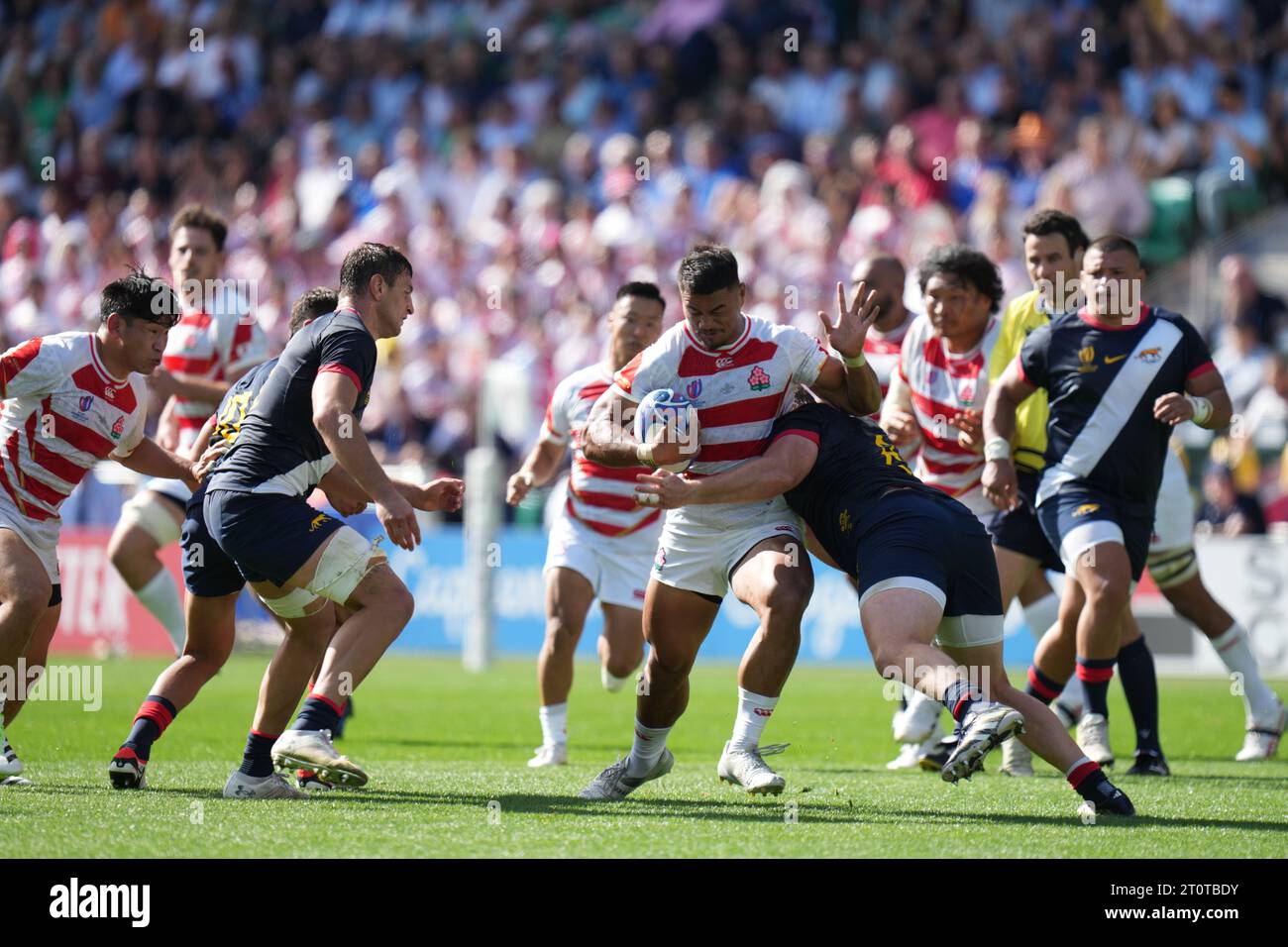Japan's Siosaia Fifita during the 2023 Rugby World Cup Pool D match ...