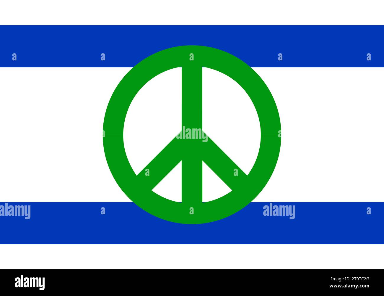 Green Israeli peace symbol - stay with Israel. Israel vector flag ...