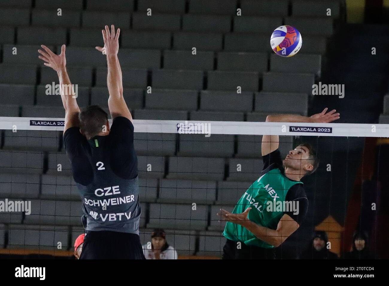 Tlaxcala, Mexico. 8th Oct, 2023. David Schweiner (2) of Czech Republic ...