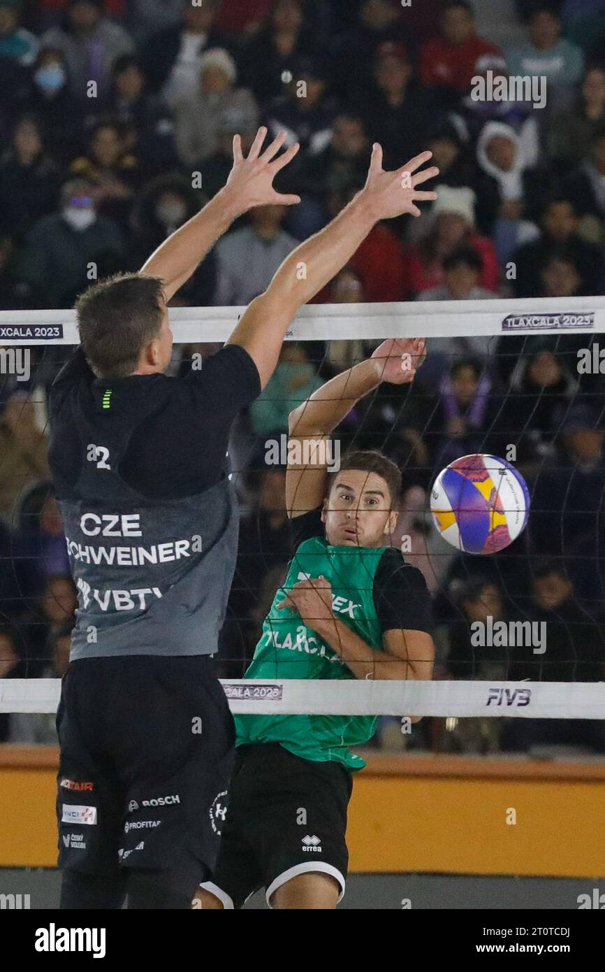 Tlaxcala, Mexico. 8th Oct, 2023. David Schweiner (2) of Czech Republic ...