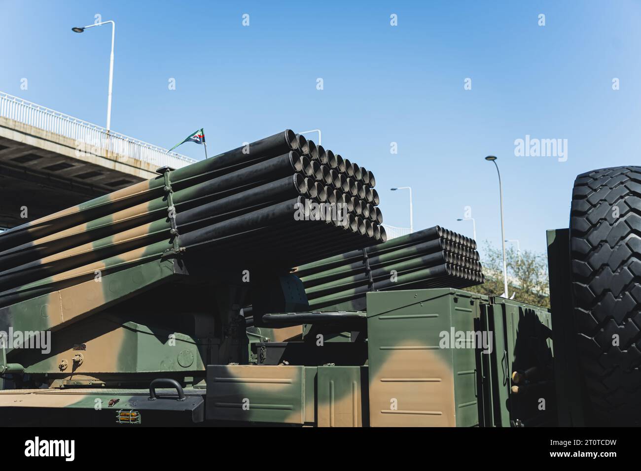 08.16.2023 Warsaw, Poland. High Mobility Artillery Rocket System ...