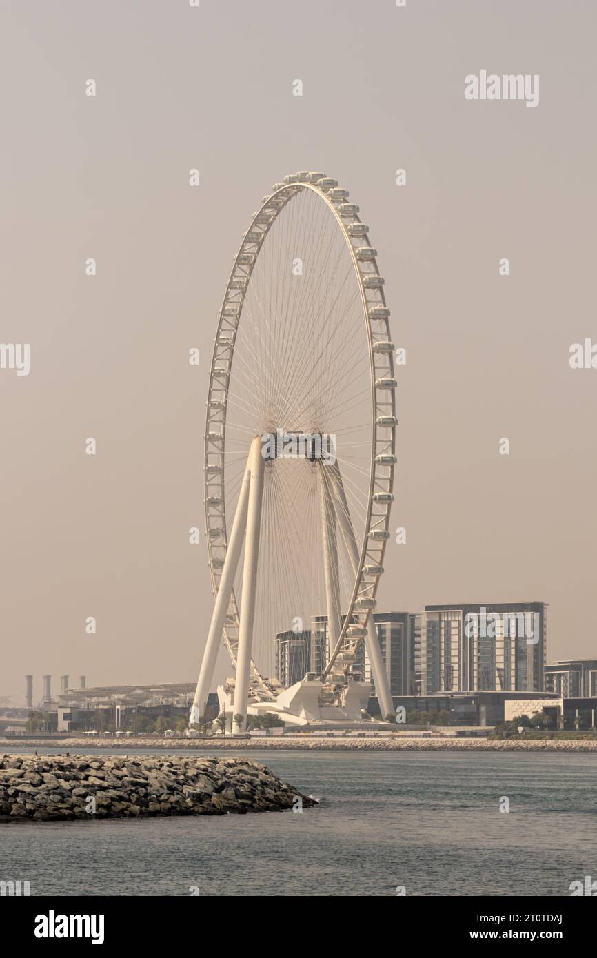 Bluewaters Island with the Ain Dubai, the world's largest observation ...