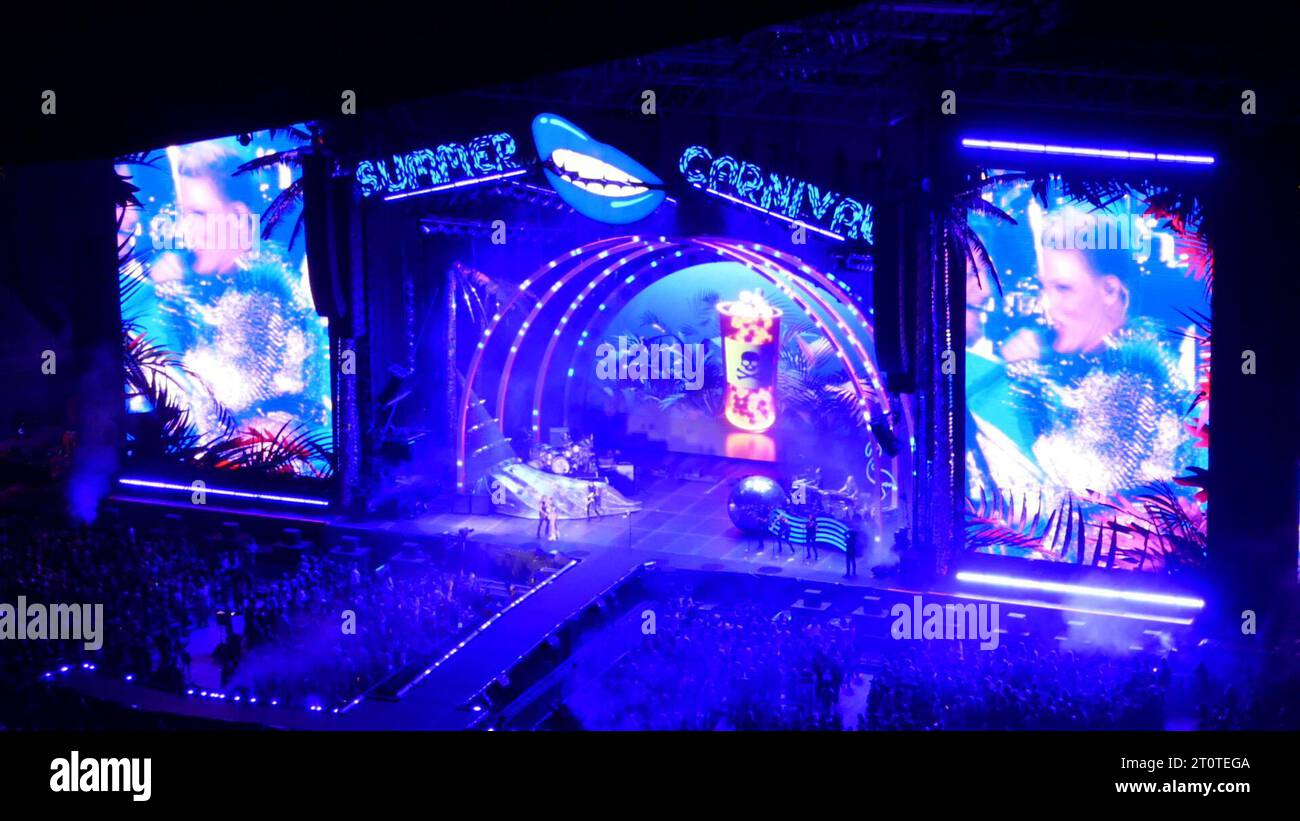 Inglewood, California, USA 5th October 2023 Singer Pink Summer Carnival ...