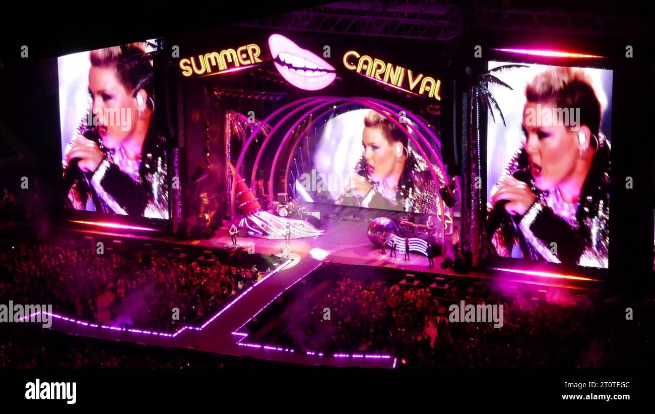 Inglewood, California, USA 5th October 2023 Singer Pink Summer Carnival ...
