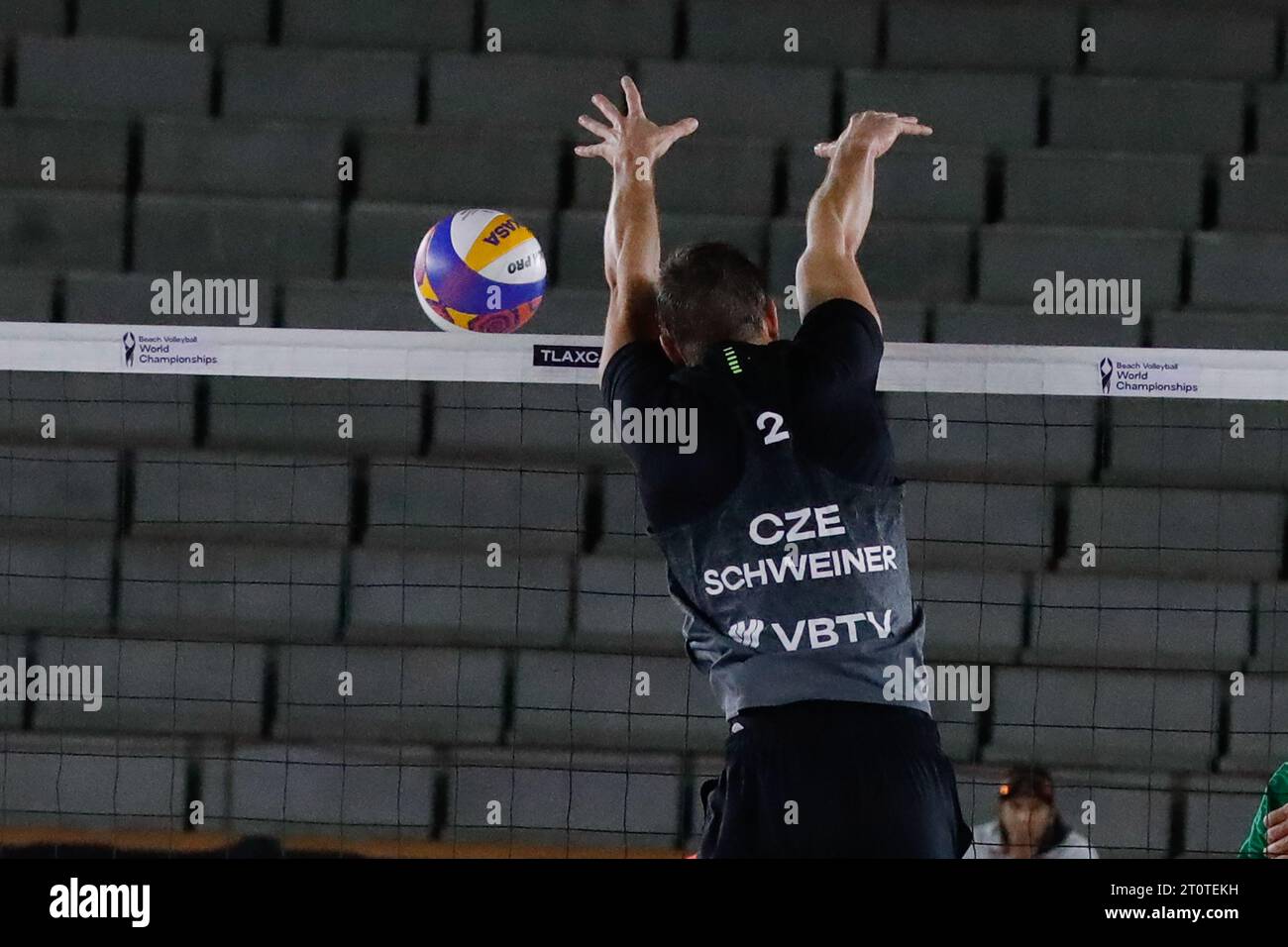 Tlaxcala, Mexico. 8th Oct, 2023. David Schweiner (2) of Czech Republic ...