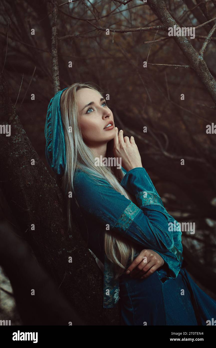Fairy tale woman woods hi-res stock photography and images - Alamy
