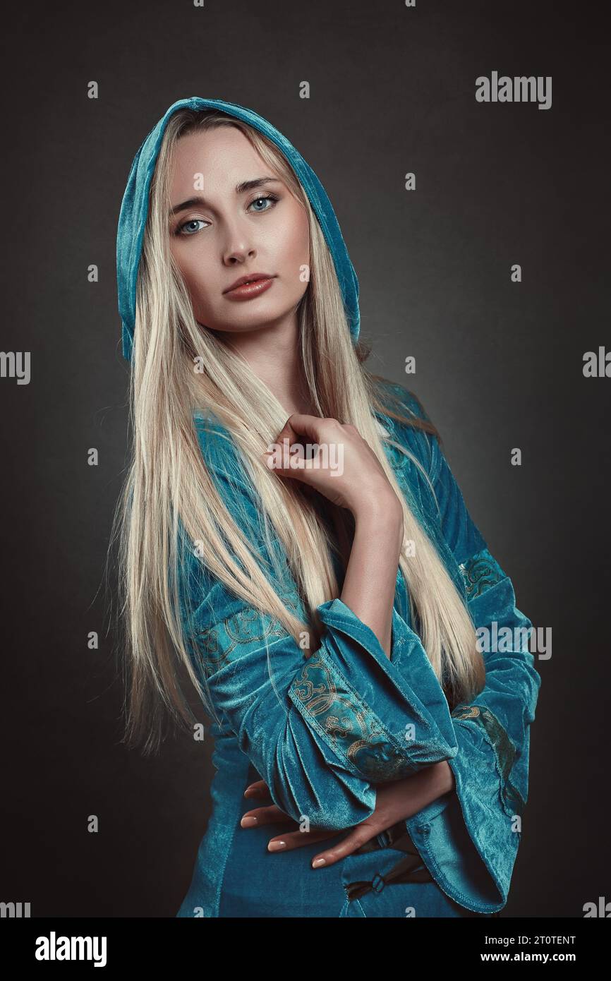 Beautiful fantasy woman. Studio portrait Stock Photo - Alamy