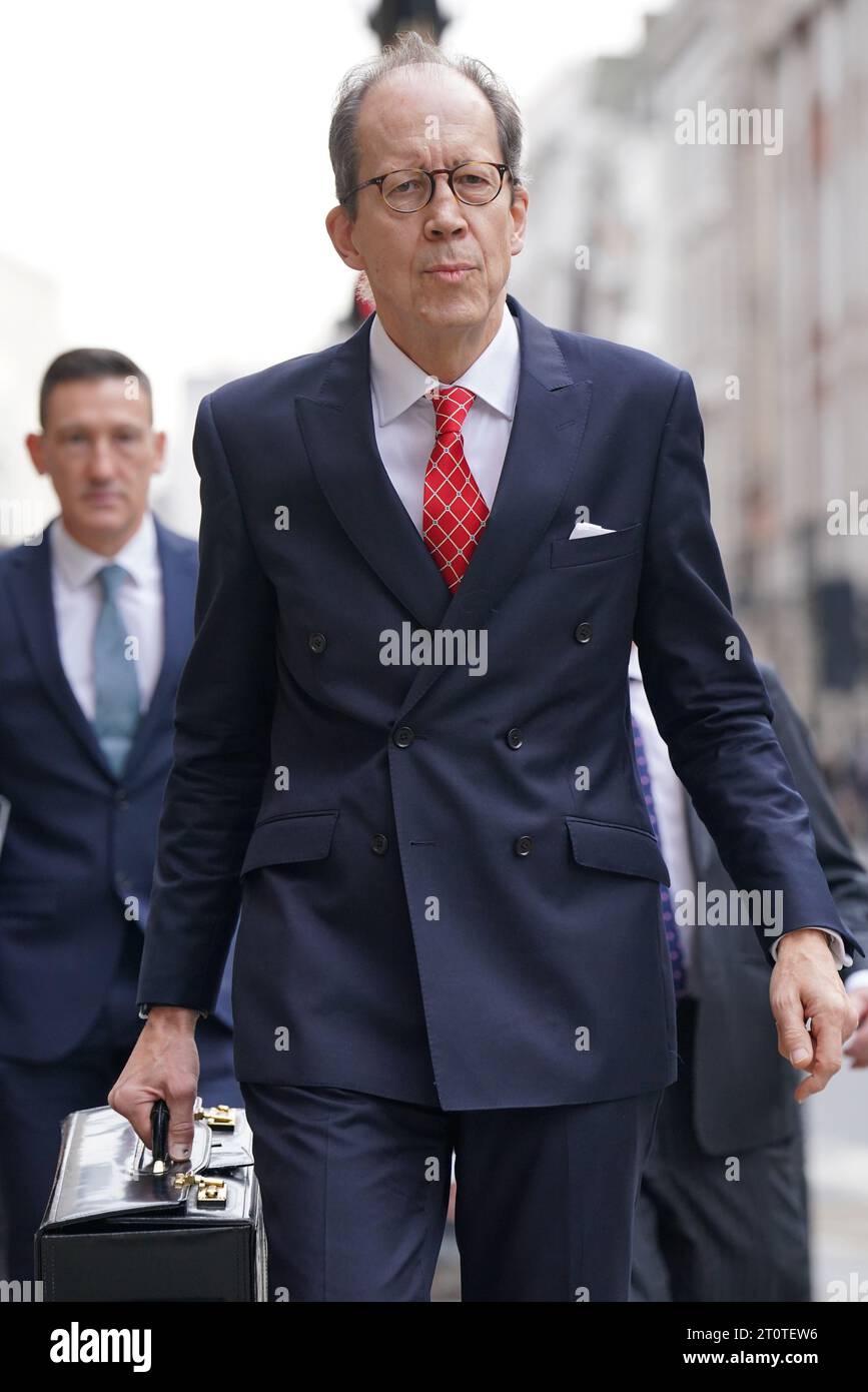 Chair of the Afghanistan Inquiry Sir Charles Haddon-Cave, arrives at ...