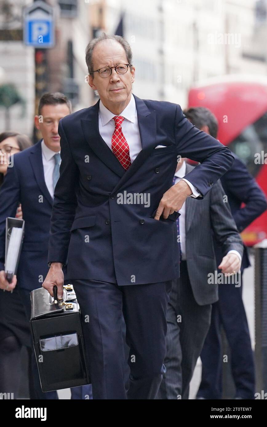 Chair of the Afghanistan Inquiry Sir Charles Haddon-Cave, arrives at ...