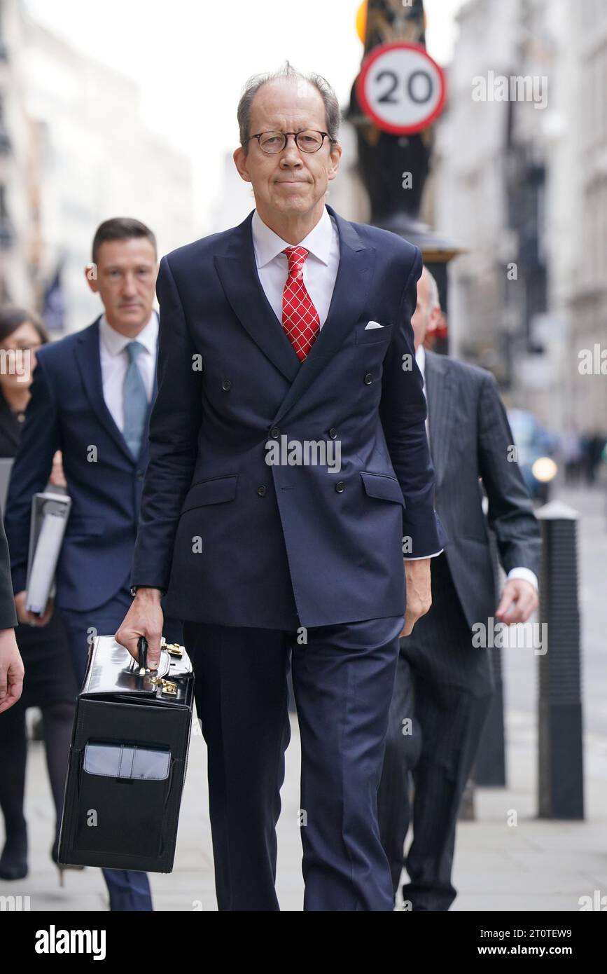 Chair of the Afghanistan Inquiry Sir Charles Haddon-Cave, arrives at ...