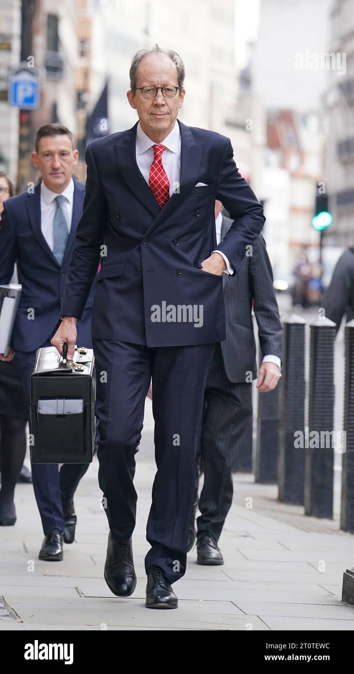 Chair of the Afghanistan Inquiry Sir Charles Haddon-Cave, arrives at ...