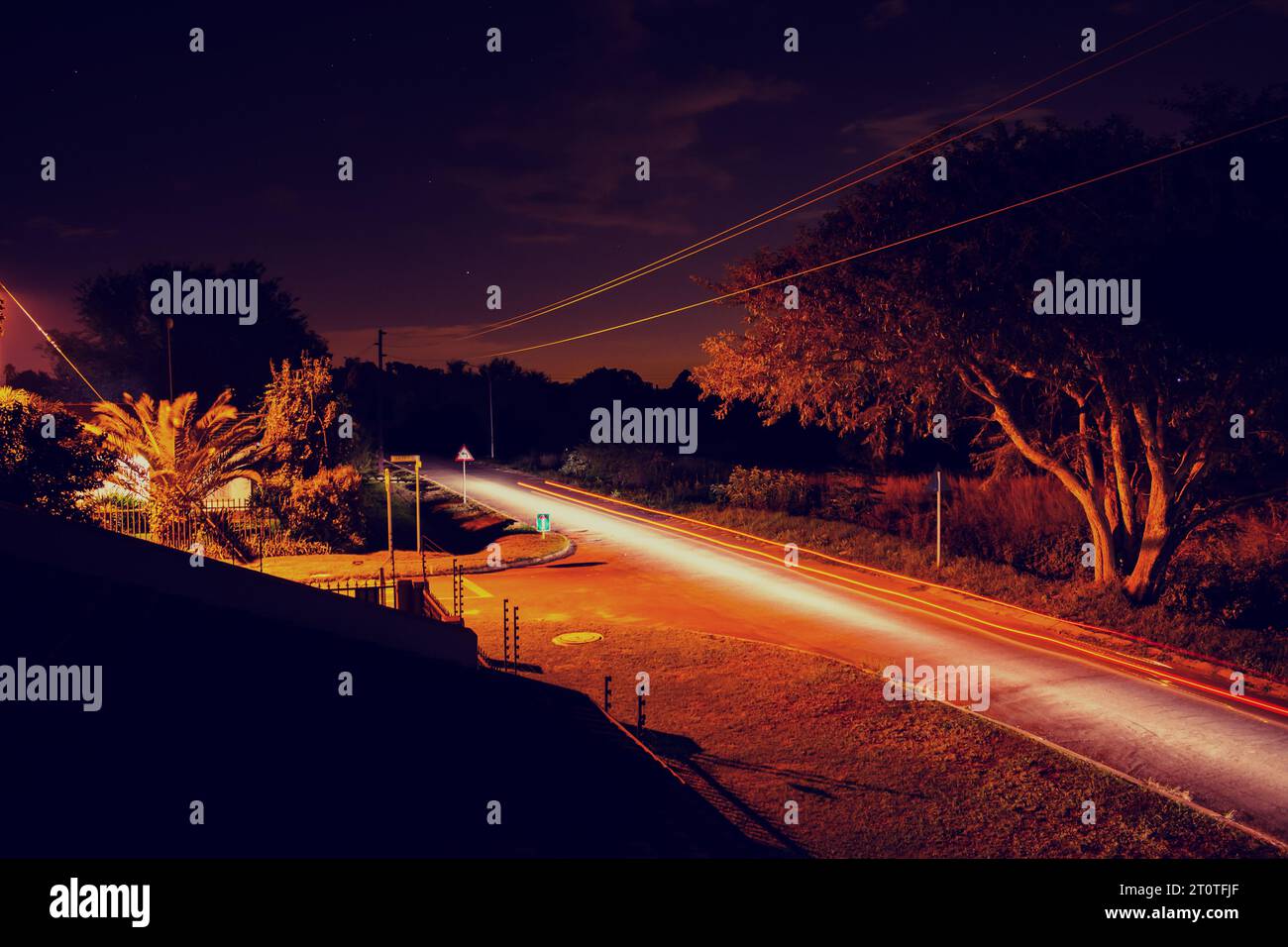 Long exposure city street night hi-res stock photography and images - Alamy