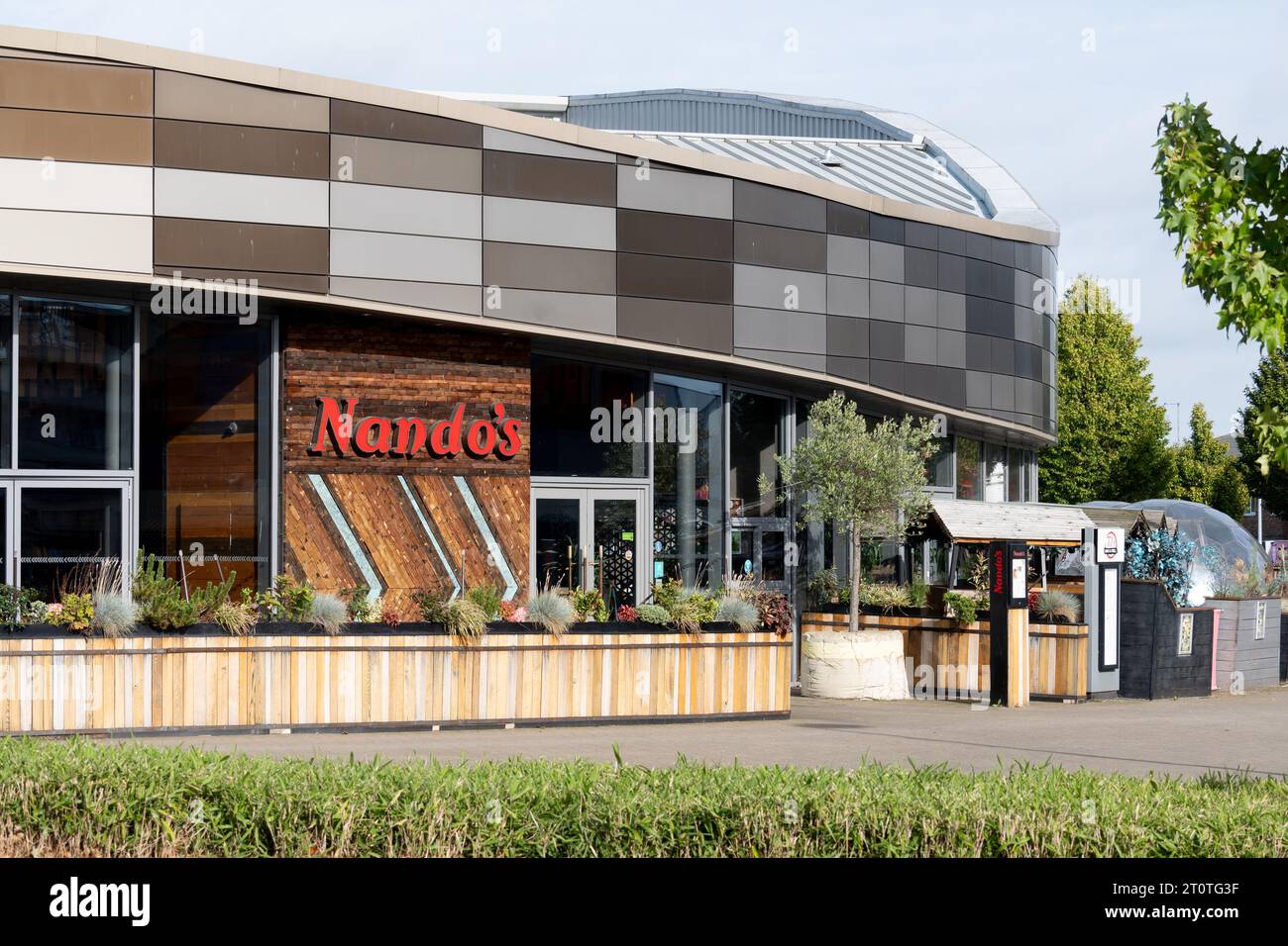 Nando`s restaurant, Corby, Northamptonshire, England, UK Stock Photo ...
