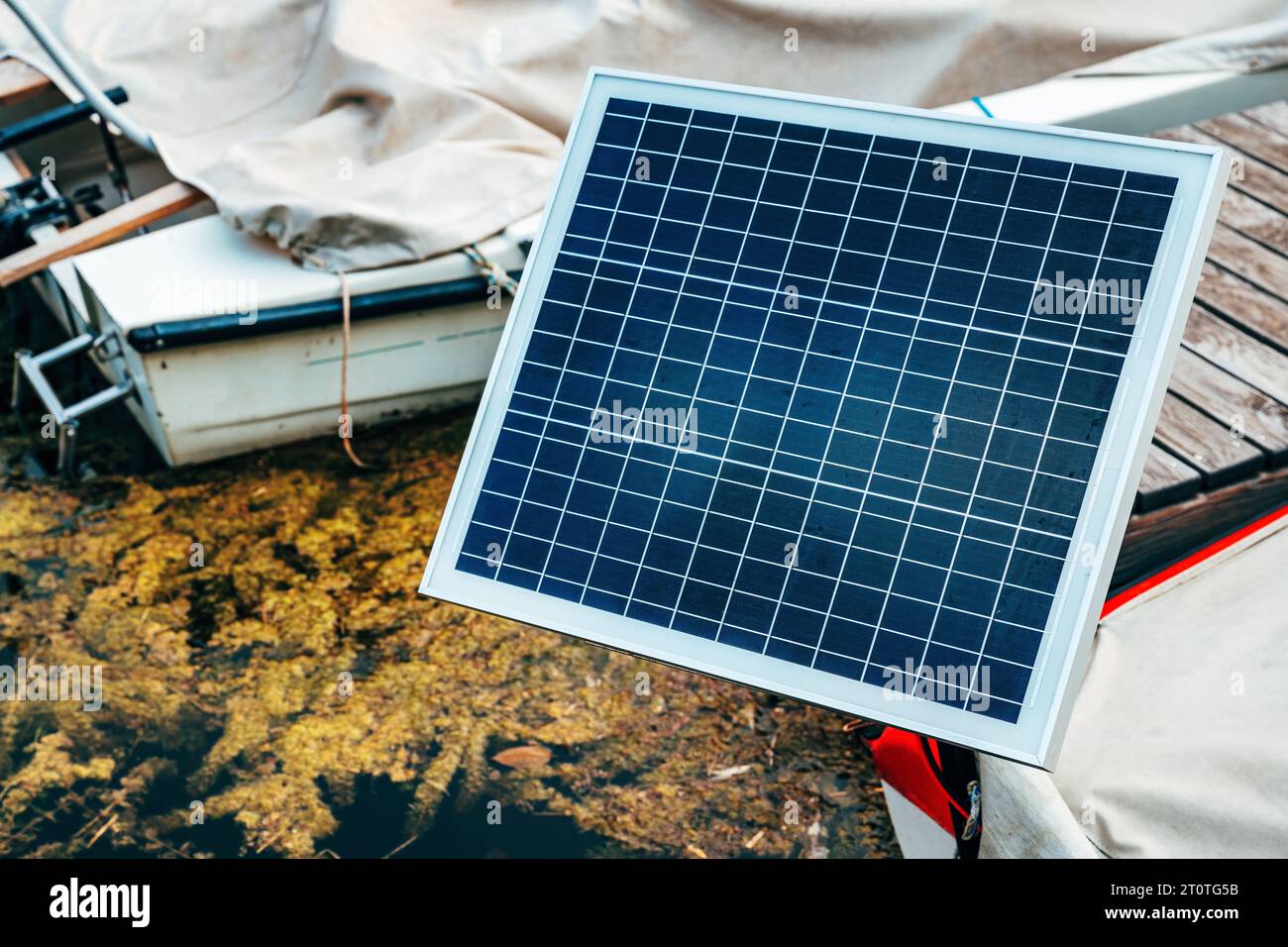 Solar panel on a boat hi-res stock photography and images - Alamy