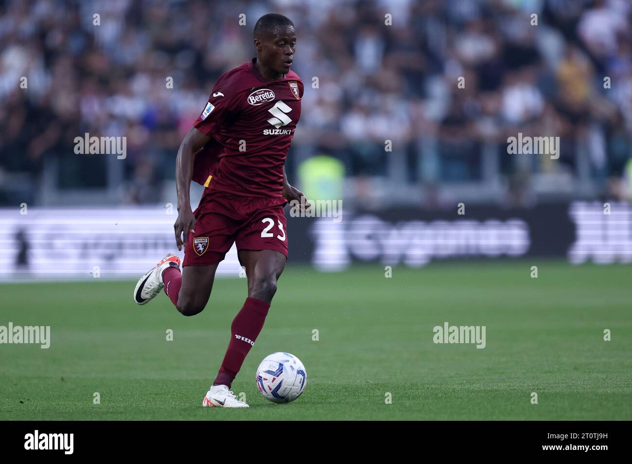 Demba Seck of Torino Fc in action during the Serie A football match ...