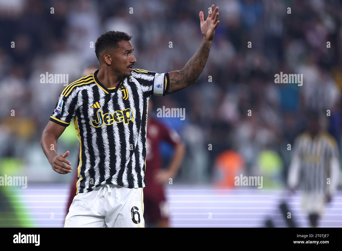Danilo Luiz da Silva of Juventus Fc gestures during the Serie A ...