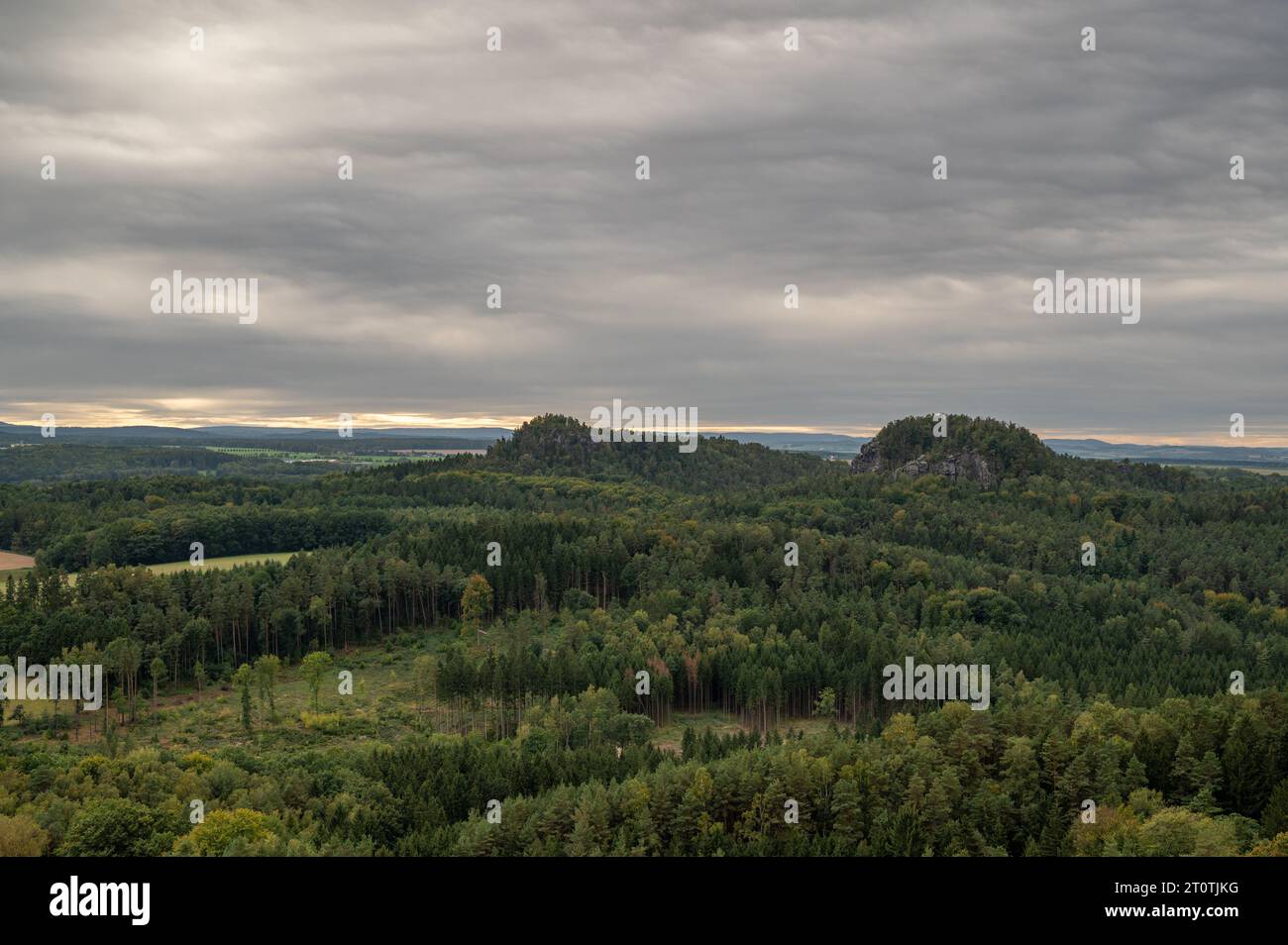 A stunning panoramic view of a picturesque hillside landscape featuring ...