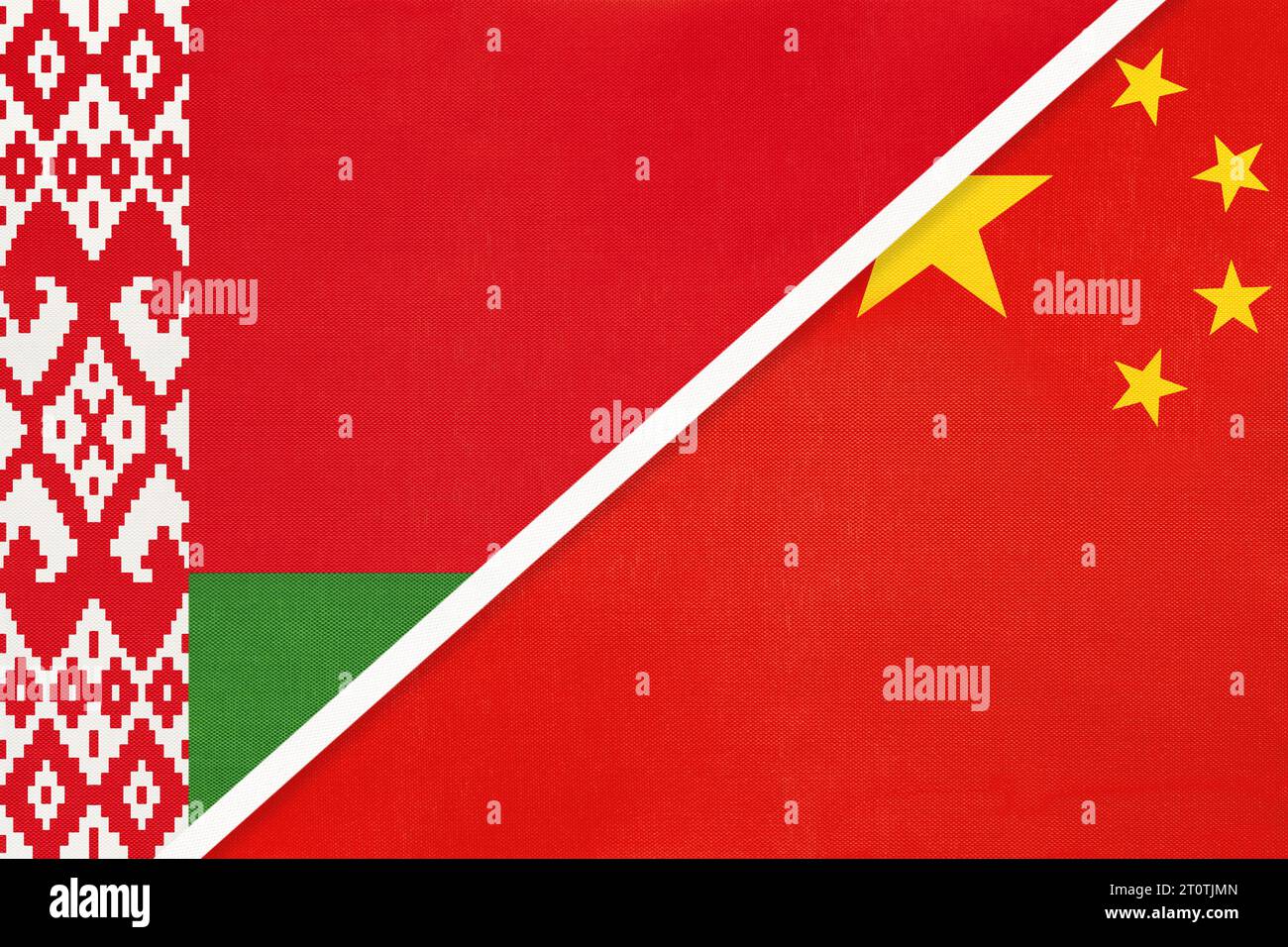 Belarus and China or PRC, symbol of country. Belarusian vs Chinese ...