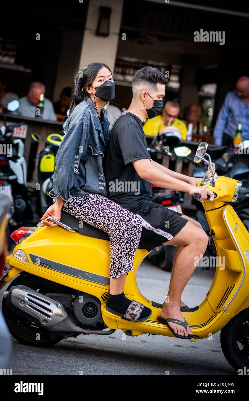 Pattaya moped hi-res stock photography and images - Alamy